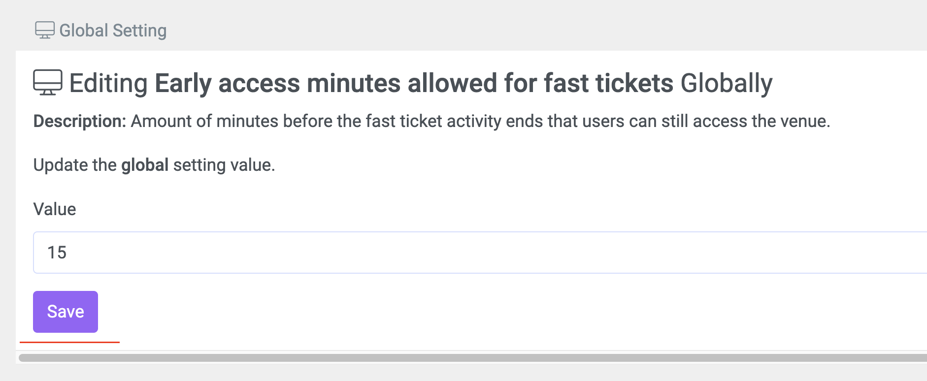 Early access minutes allowed for fast tickets – OpenPlay - Help Centre